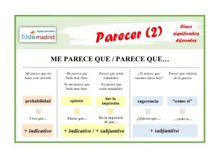VERBO PARECER (2) – The Spanish Forum